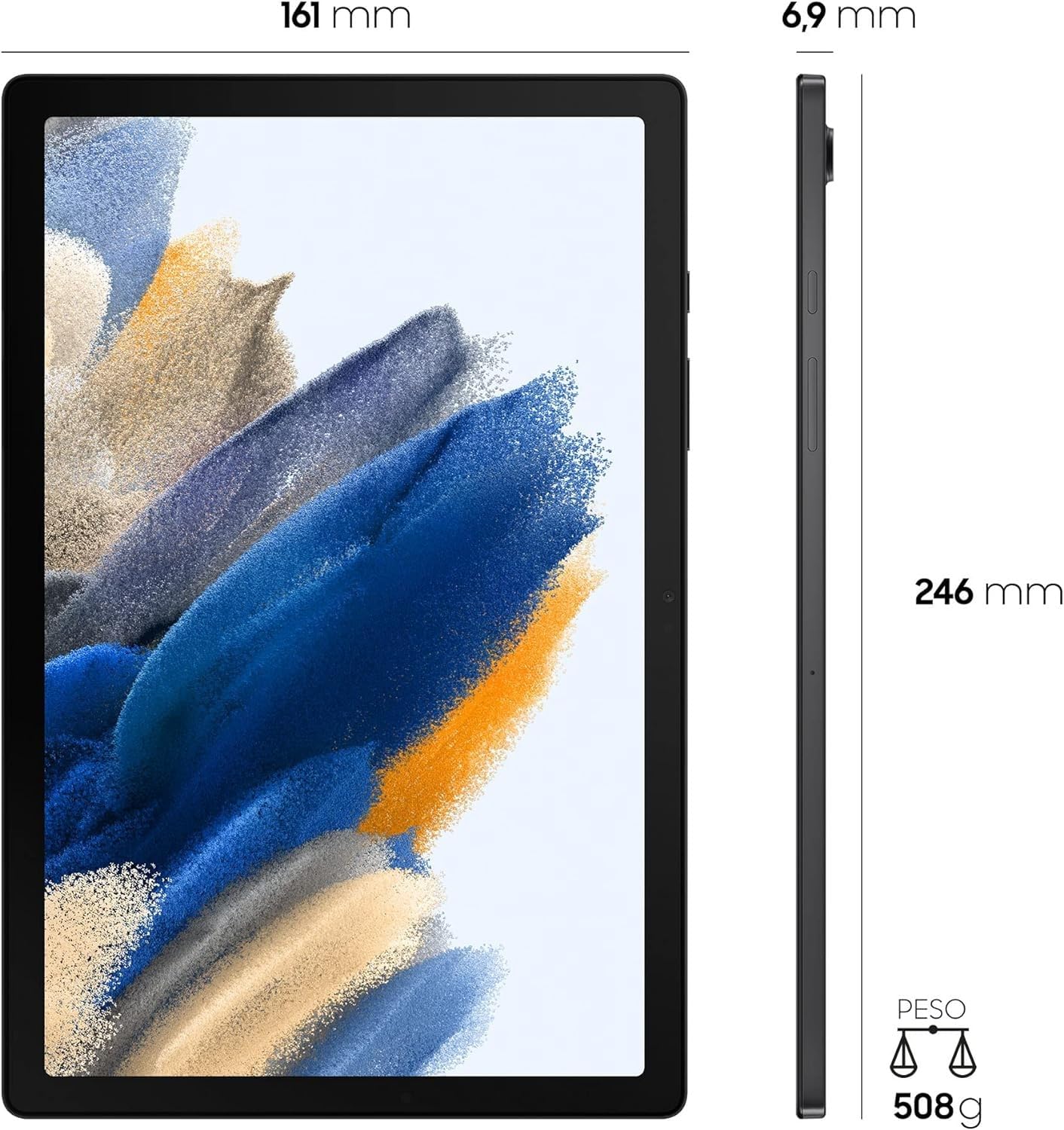 SAMSUNG Tab A8 10.5 128GB WiFi Gray EU