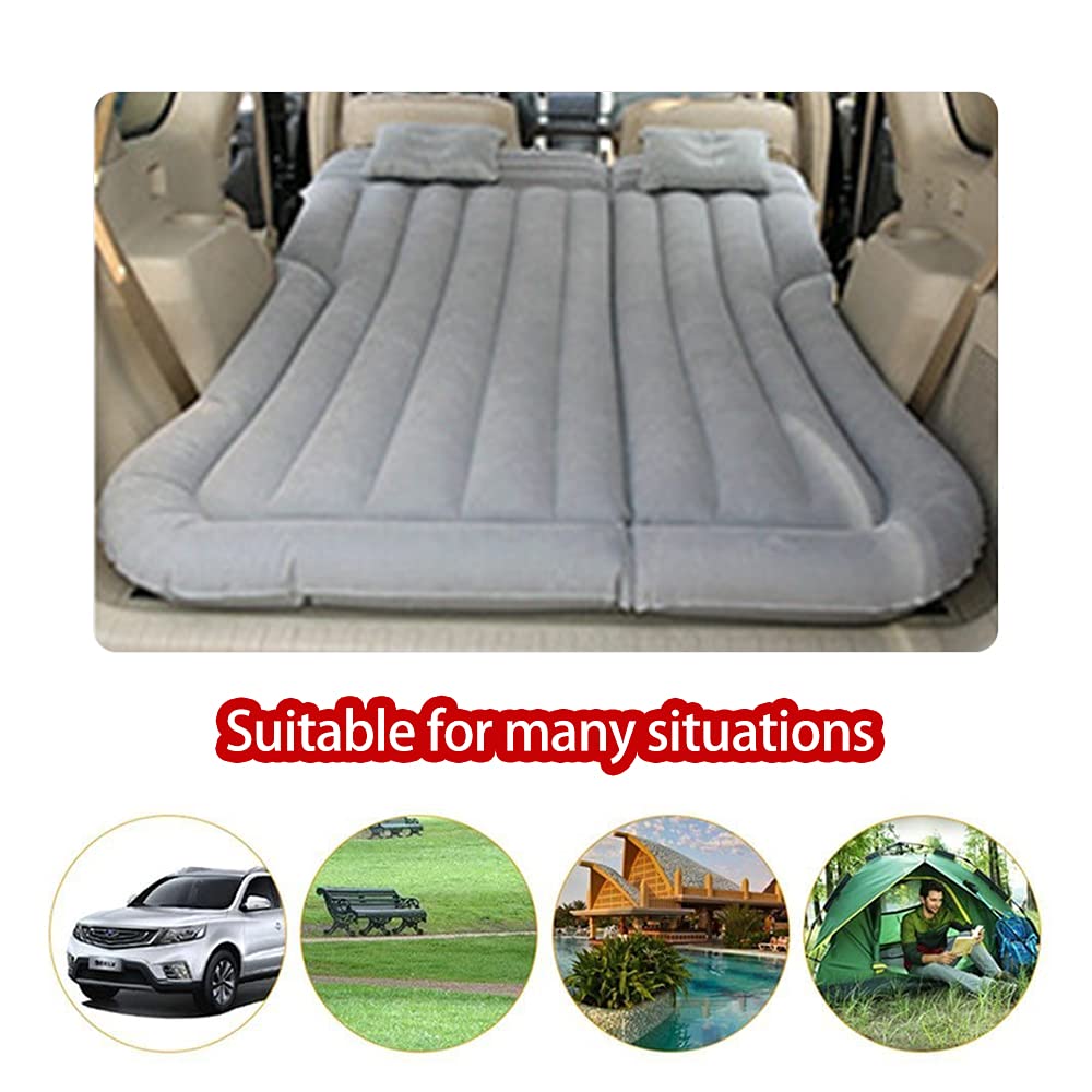 SPEEDPARK for Tesla Model 3 Model Y Model S Mattress Portable Inflatable Car Air Bed with Electric Air Pump Flocking Surface Camping Air Bed Cushion for Tesla Accessories