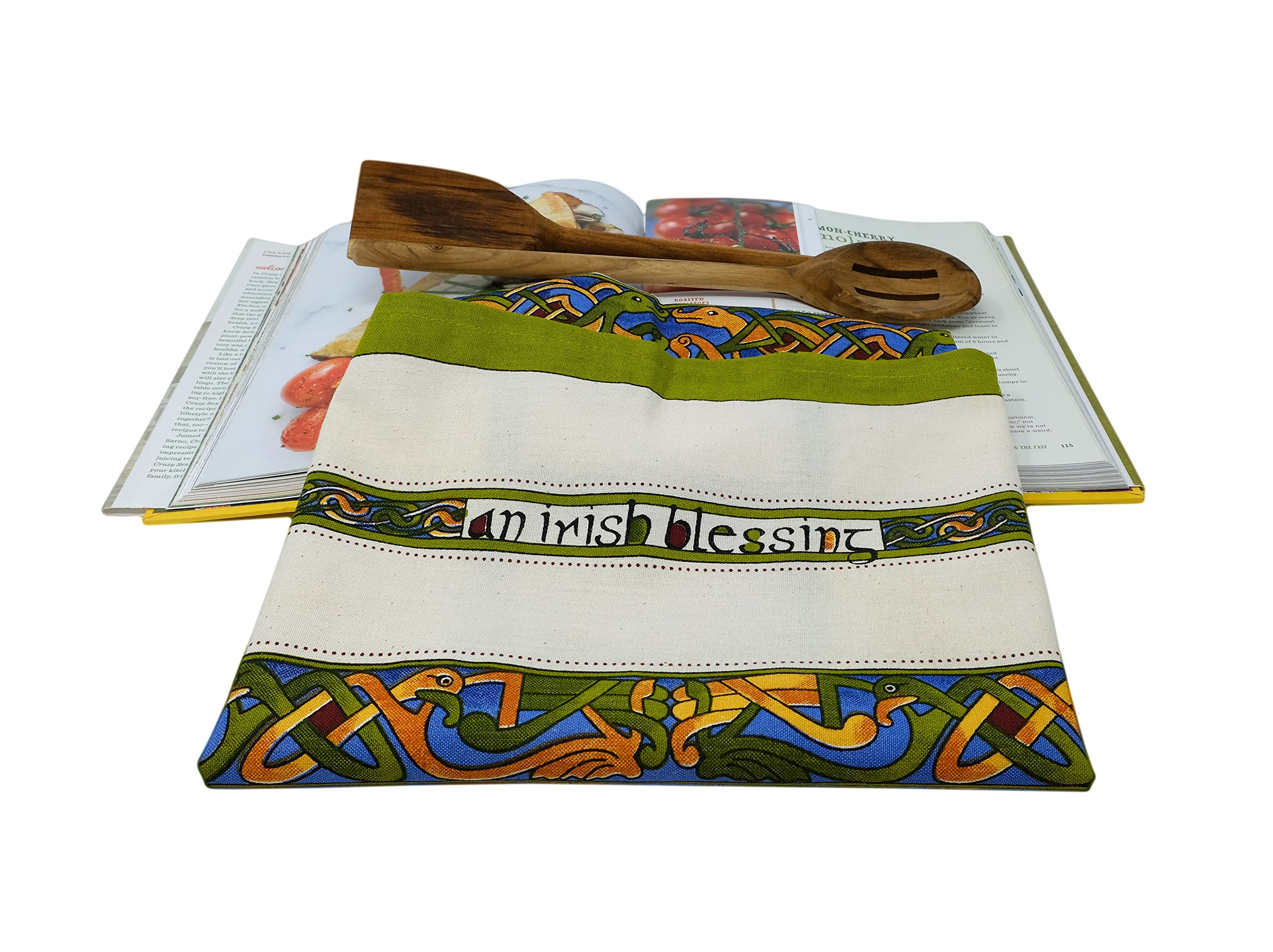 Royal Tara Set of 2 Tea Towel Irish Blessing-Irish Weave