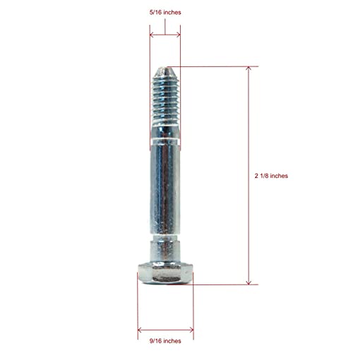 The ROP Shop | Pack of 6 - Shear Pin Bolt & Nut for Ariens SNO-Thro ST11528 DLE 924127, 924337