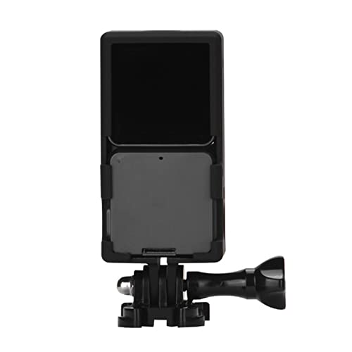 unknowns ABS Camera Cage Rig Stabilizer Compatible with DJI Action 2 Vlog Camera with Cold Shoe Interface Protection Fittings Frame case for DJI Action 2