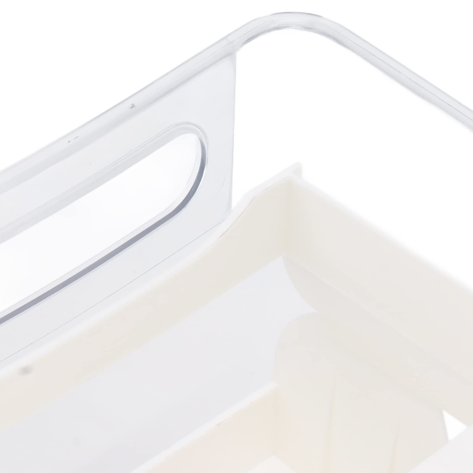 TOPINCN Food Can Dispenser Storage Rack Organizer 2 Tier Soda Can Rack Beverage Can Can Storage Holder Can Holder for Pantry Refrigerator (White)