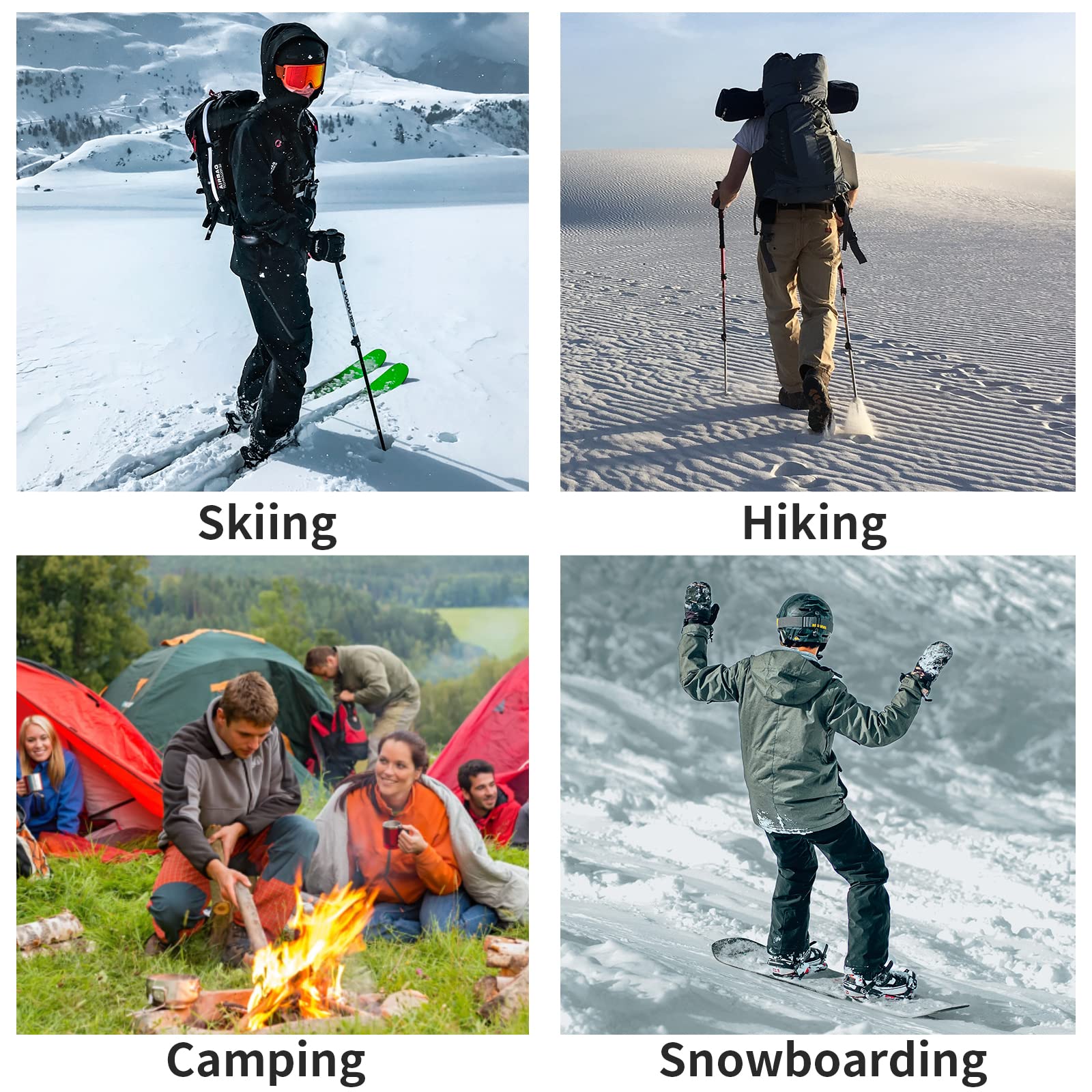 solo soplo Men's Soft Shell Ski Snow Pants Winter Pants Snowboarding Pants Fleece Lining Water Resistance Hiking Pants Green
