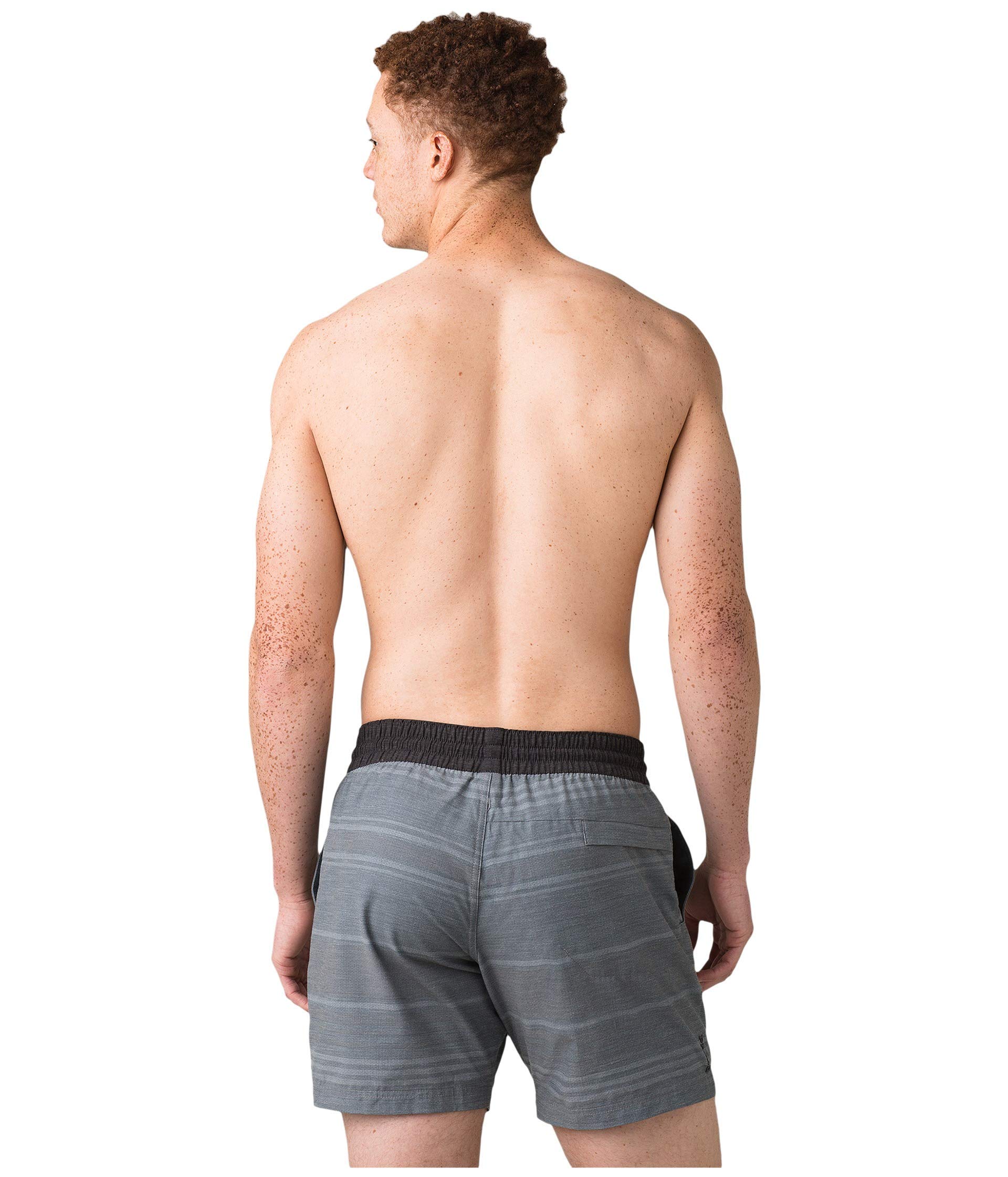 prAna Men's The Slope Short, Ashy Kai Stripe, Medium