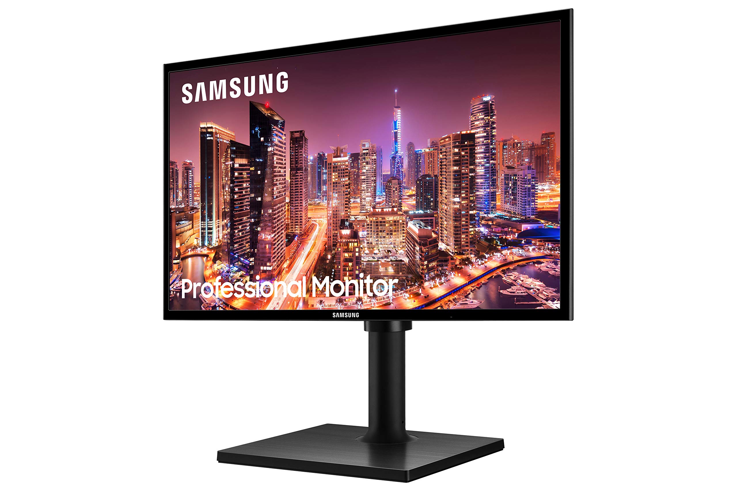 SAMSUNG T40F Series 24-Inch FHD 1080p Computer Monitor, IPS Panel, HDMI, VGA (D-Sub), Height Adjustable Stand, 3 Yr WRNTY (LF24T400FHNXGO)