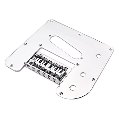 SM SunniMix Control Panel for Electric Guitar 6 LAP Chrome Steel with Bridges
