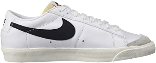 Nike Men's Low '77 Vintage Shoes Blazer, White/Black/Sail, 10