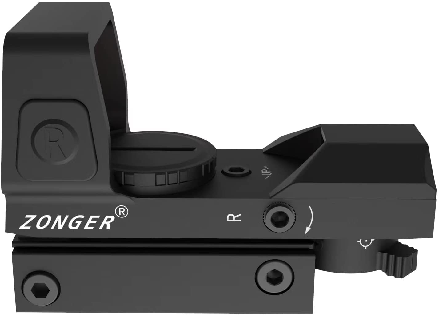 ZONGER Red Dot Sight Black Compatible for 20mm Picatinny Rail