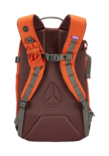 NIXON Gamma Backpack - Vintage Orange Multi - Made with REPREVE® Our Ocean™ and REPREVE® recycled plastics.