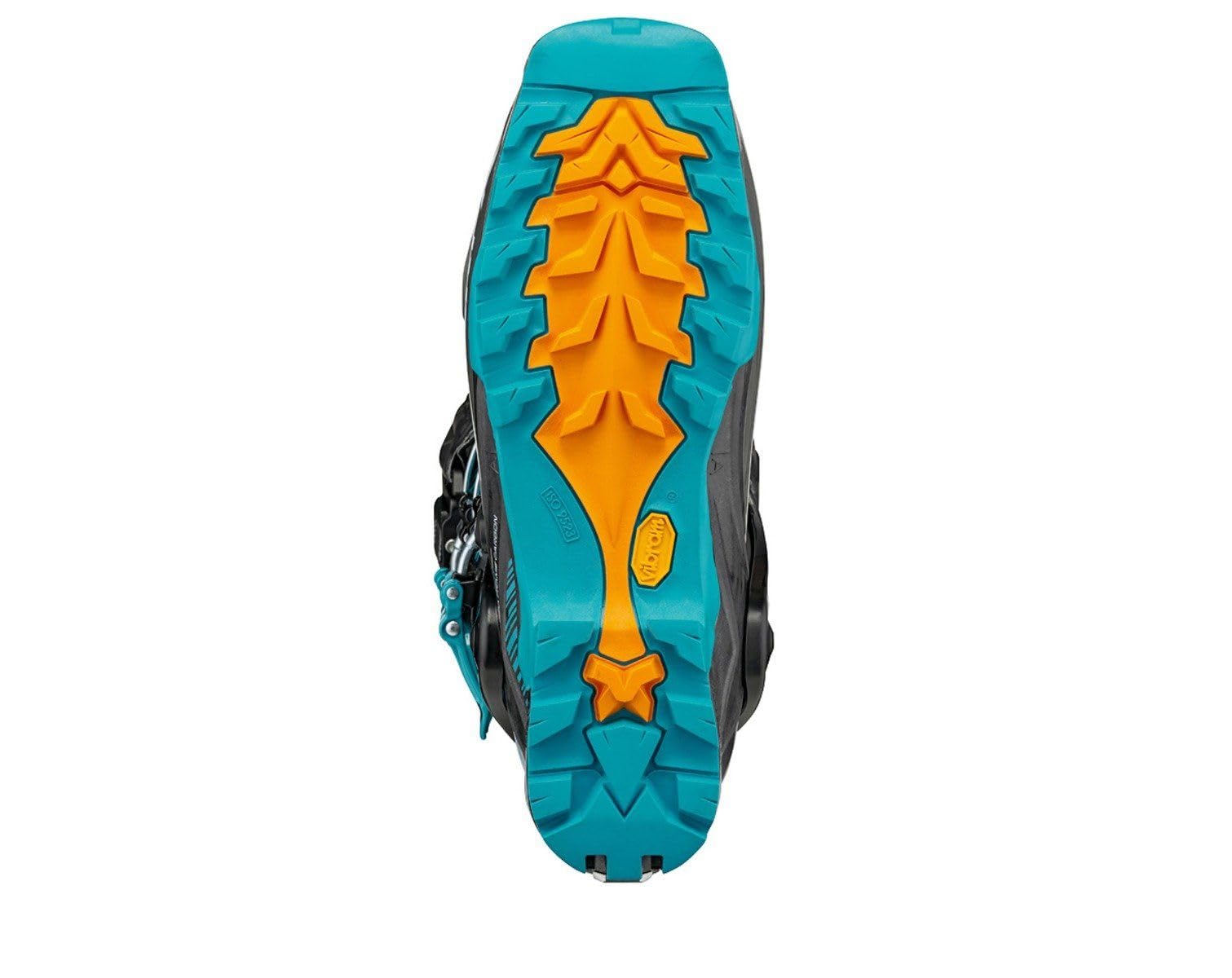 SCARPA Men's Maestrale XT Alpine Touring Ski Boots for Backcountry and Downhill Skiing - Anthracite/Azure - 29.5