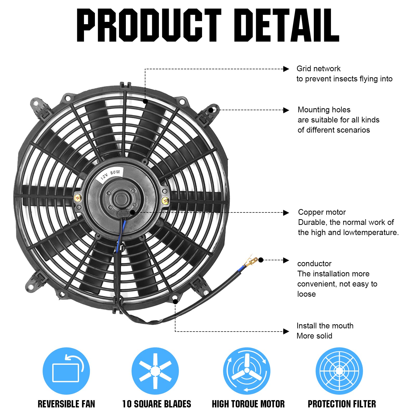 Pumplus 100 Watt Solar Powered Attic Fan System, Ventilator Gable Roof Vent Fan+100W Solar Panel, for Attic or Greenhouse (DELIVERY in 2 Packages)…