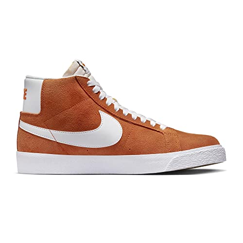 Nike Men's SB Zoom Blazer Mid Shoe (Safety Organge/White, us_Footwear_Size_System, Adult, Men, Numeric, Medium, Numeric_10)