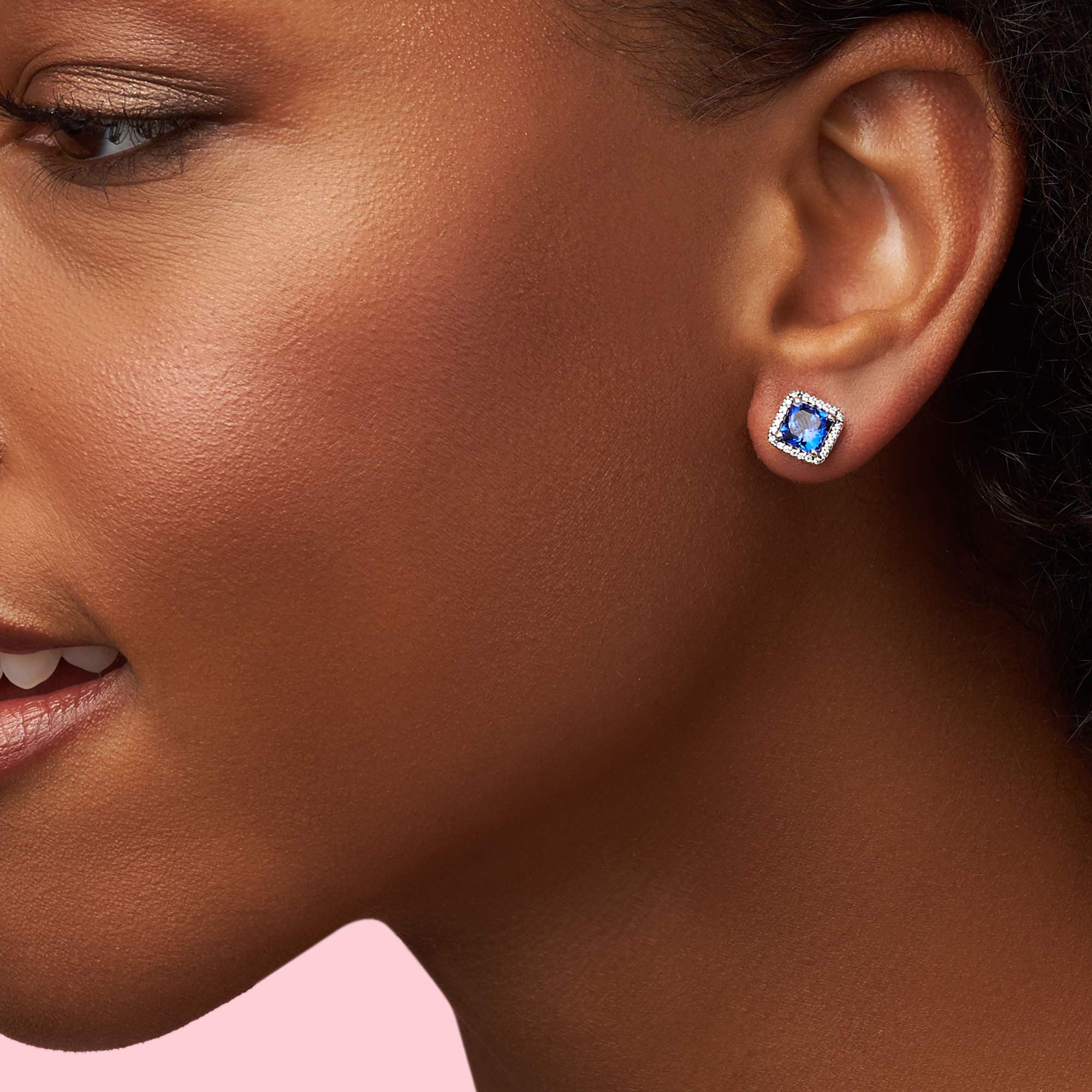 PANDORA Blue Elegance Earrings - Timeless Earrings for Women - Great Gift for Her - Sterling Silver & Cubic Zirconia