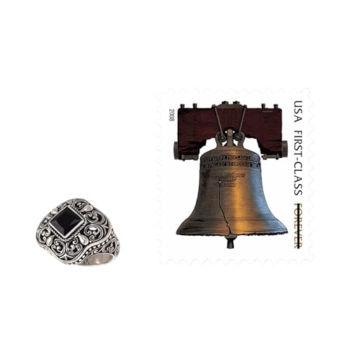 NOVICA Artisan Handmade .925 Sterling Silver Onyx Cocktail Ring Indonesian Black Single Stone Birthstone 'Gothic Realm'