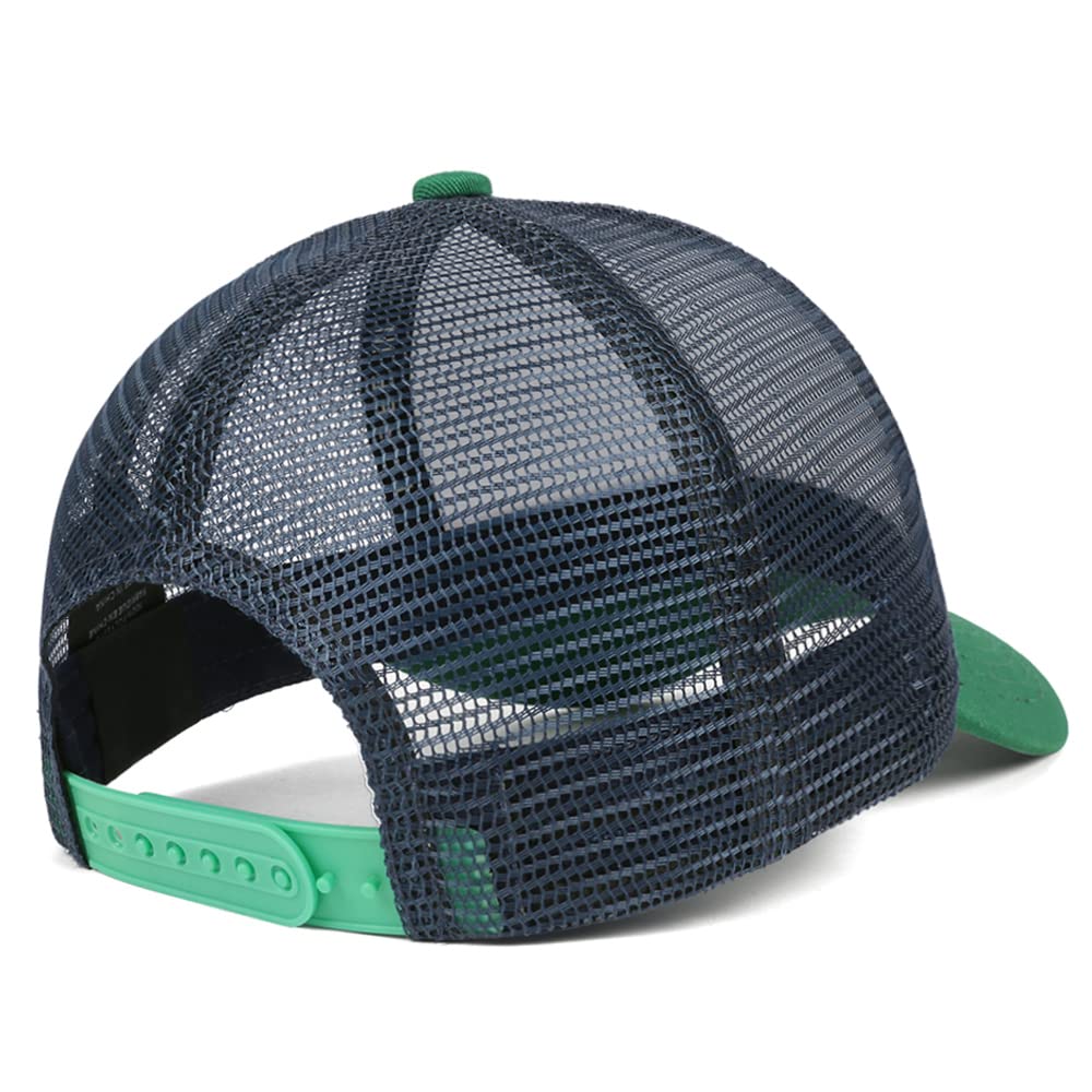 St.Patrick's Day Hat Green Hats Decorations Clover Classic Embroidery Cotton Trucker Hat for Men & Women