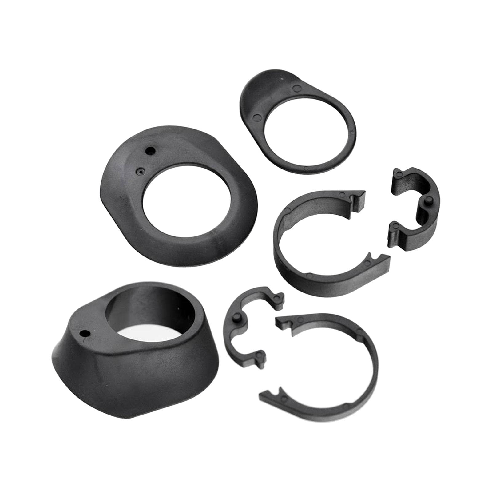Vaveren Bike Accessories Lightweight Spacers Kit Washer Spacer Handlebar Stem Spacers Handlebar Stem Washer Black for Mountain Bike, Headset Spacer