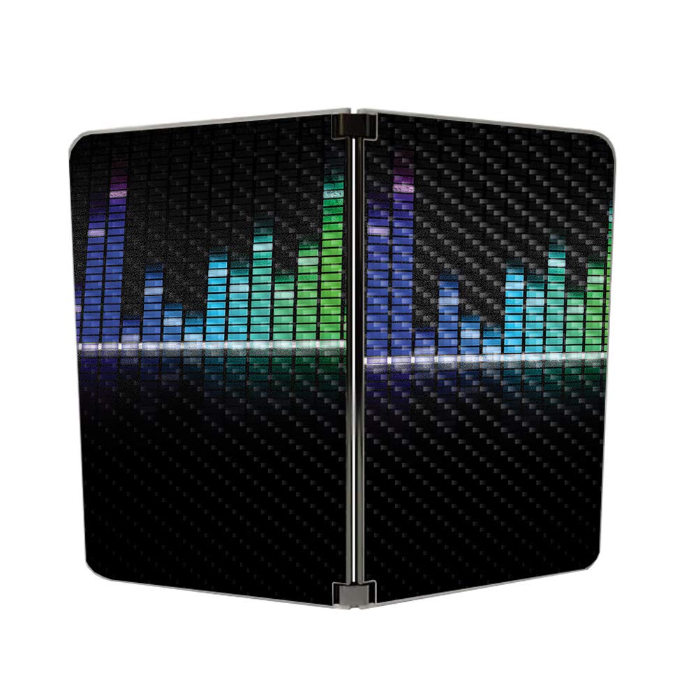 MIGHTY SKINS MightySkins Carbon Fiber Skin for Microsoft Surface Duo - Keep The Beat | Protective, Durable Textured Carbon Fiber Finish | Easy to Apply | Made in The USA