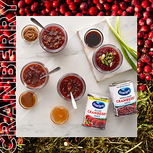 Ocean Spray Whole Berry Cranberry Sauce, 14 Ounce Can
