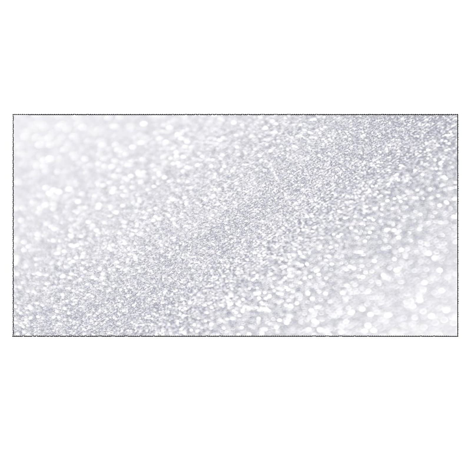 TsyTma Silver Glitter Bling Kitchen Rug Non-Slip Decor Absorbent Kitchen Floor Mat Bathroom Rug Waterproof Runner Rug 39"x20"