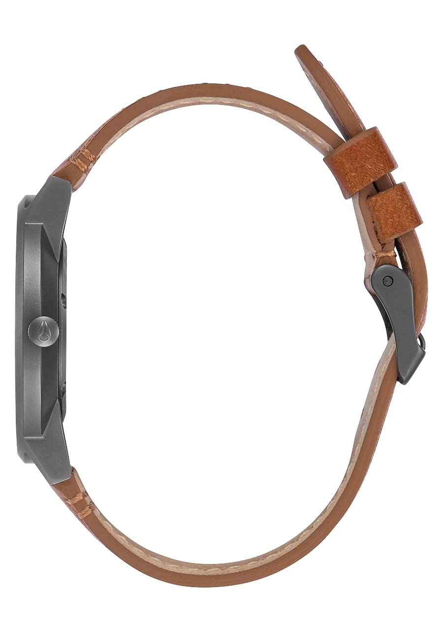 NIXON Porter Leather A1058 50m Water Resistant Men’s Watch (20-18mm Leather Band and 40mm Watch Face)