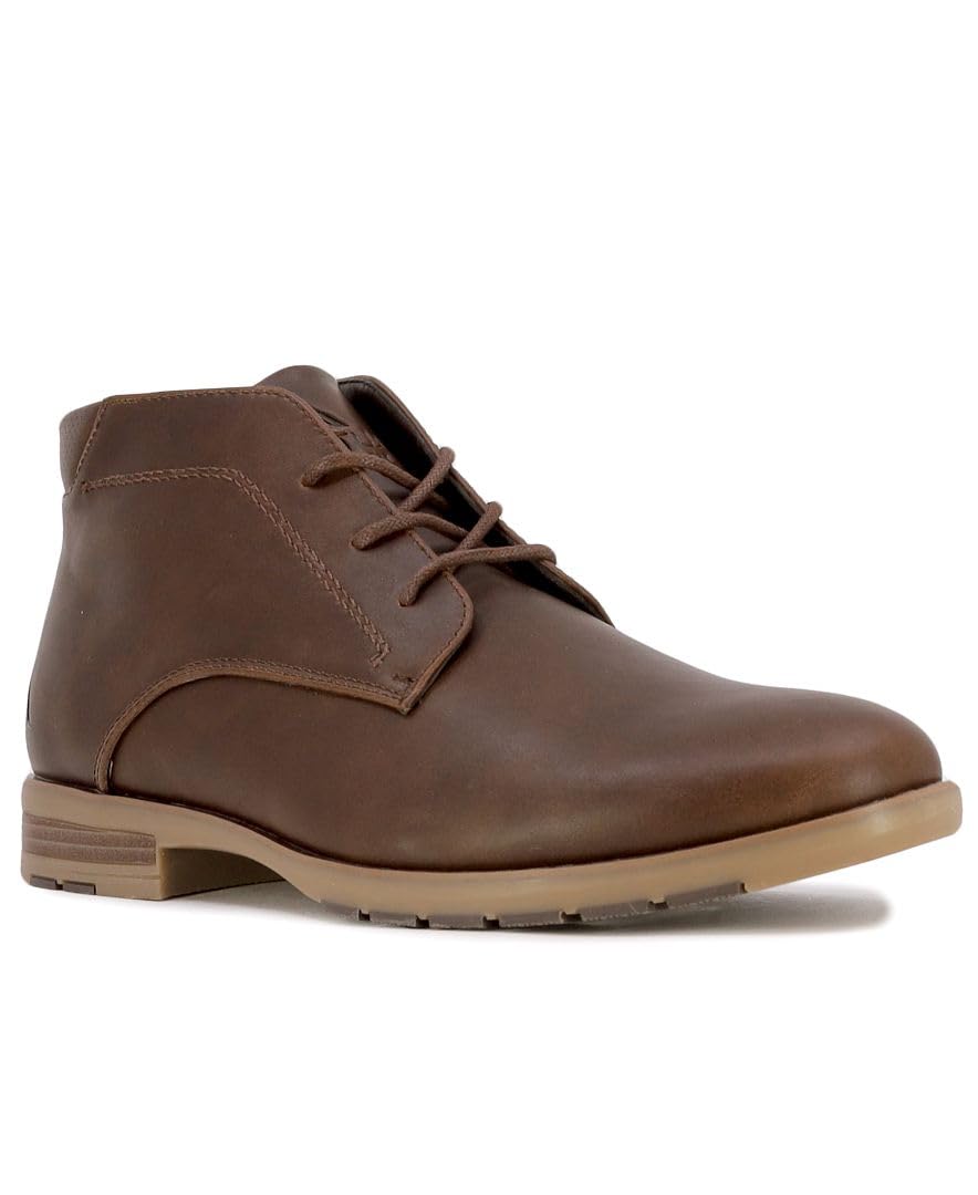 Nautica Men's Chukka Boot: Dress Casual Lace-Up Ankle Shoe Oxfords & Desert Boots-Largo-Brown Size-10