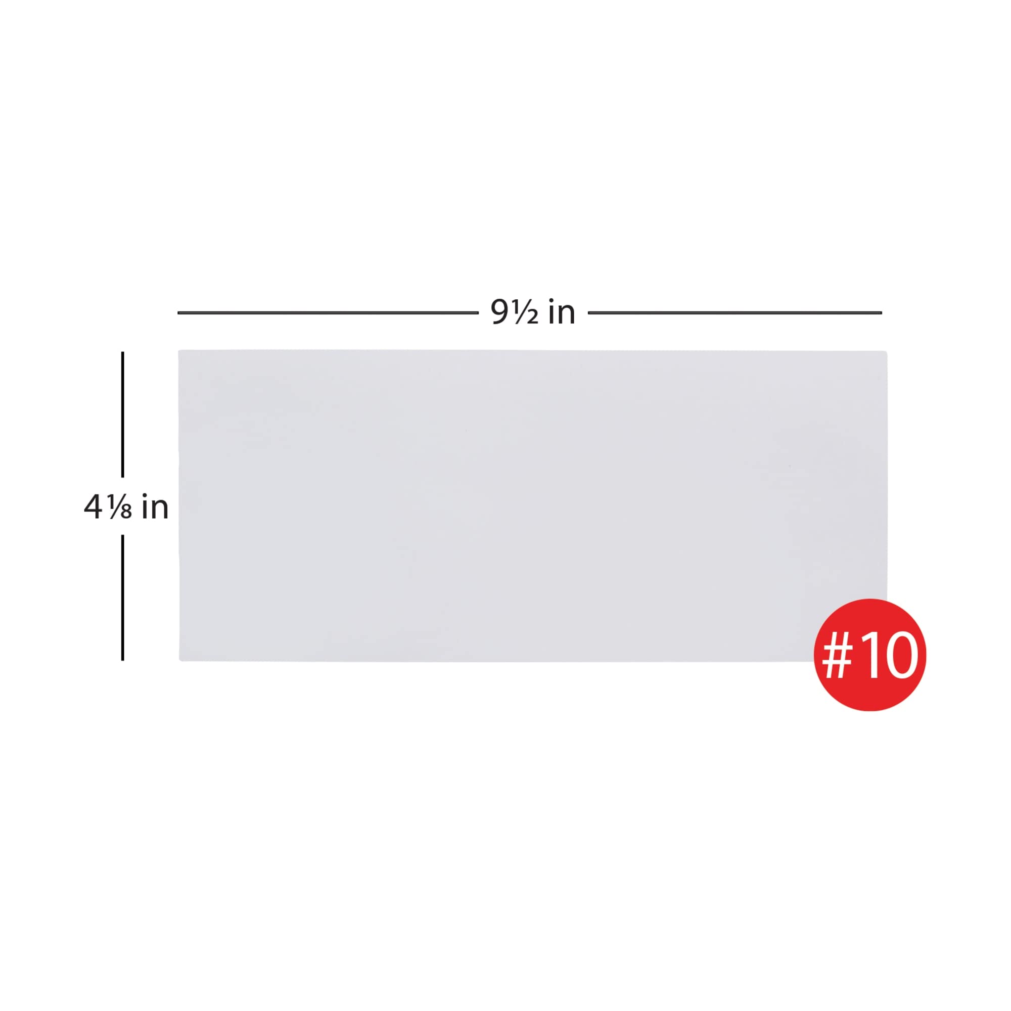 Office Depot Lift Press(TM) Premium Envelopes, 10 (4 1/8in. x 9 1/2in.), 100% Recycled, White, Pack Of 100, 76100