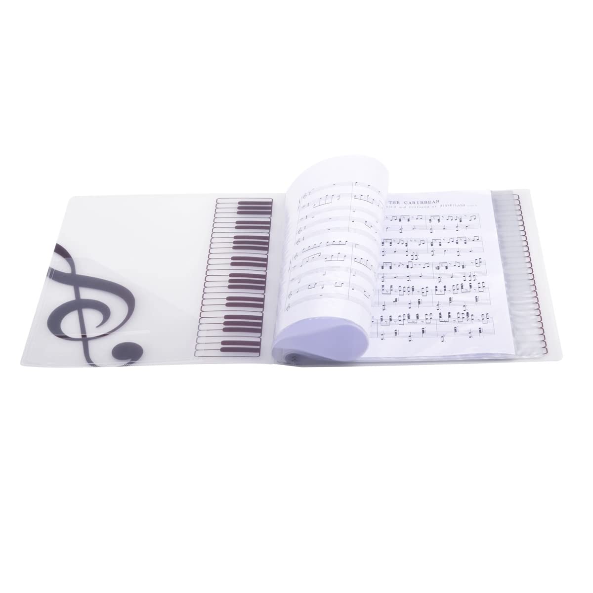 Music Folder Piano Score Folder Music Folder Storage Holder A4 Size Folder,40 Pockets Chorus Dedicated Sheet Music Folder