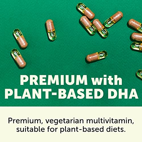 SmartyPants Multivitamin for Men 50+: Omega-3 DHA, Zinc for Immunity, Vitamins D3, C, B6, B12, Vitamin A for Eyes, Folate, Selenium, One Per Day, 30 Capsules, 30 Day Supply