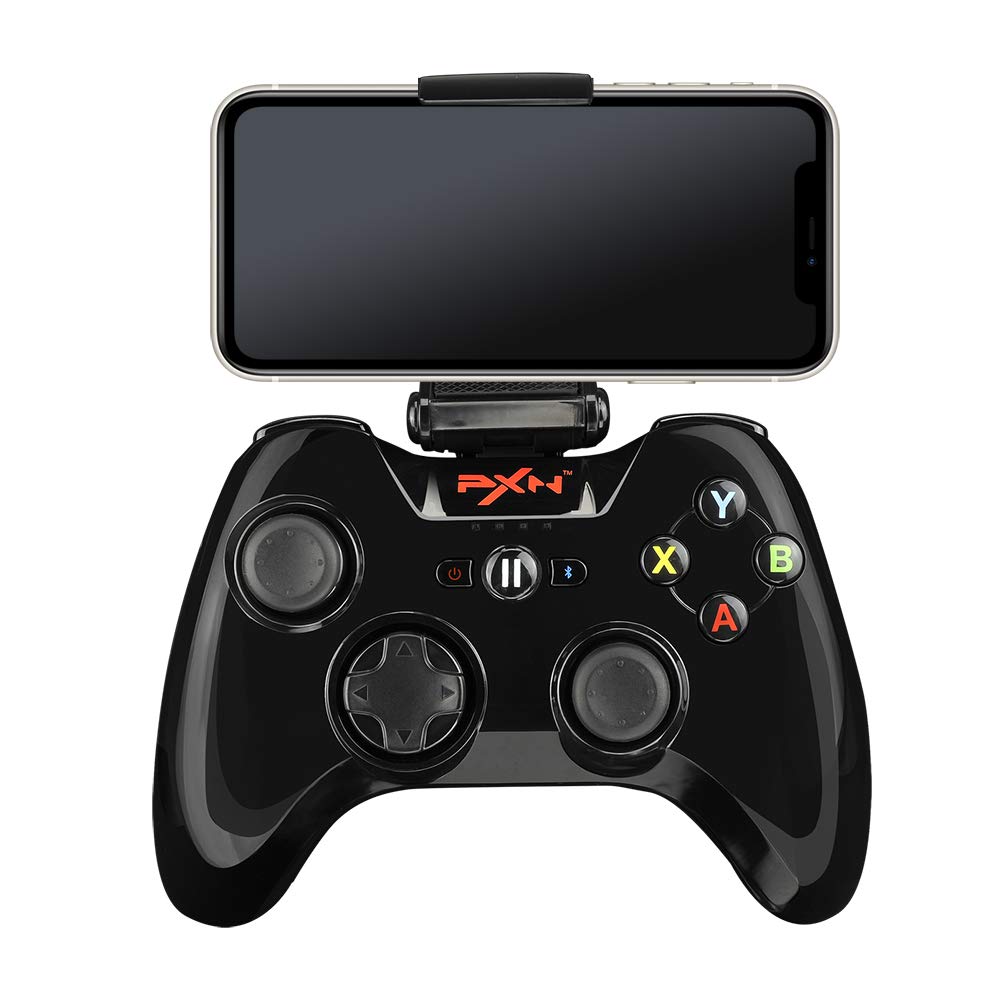 PXN Mfi Game Controller for IPhone Speedy(6603) IOS Gaming Controllers for Call of Duty Gamepad with Phone Clip for Apple TV, Ipad, IPhone (Green)