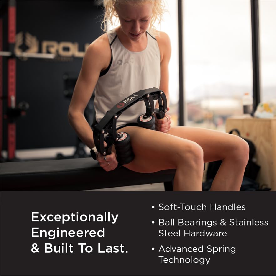 ROLL Recovery R8 (Carbon Black) - Deep Tissue Massage Roller