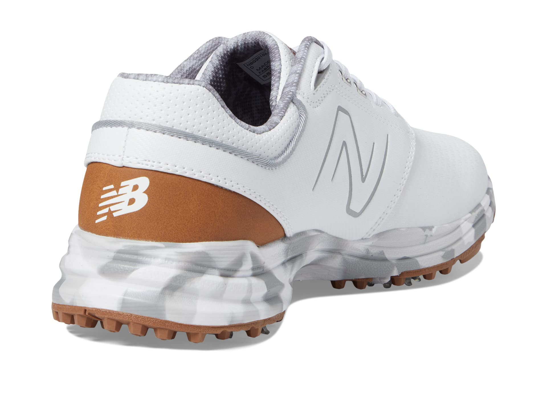 New Balance Men's Brighton Golf Shoe, White, 14 X-Wide