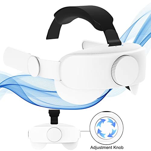 unknowns Durable and Lightweight Headband Head Strap Compatible with Oculus Quest 2 VR Headset Strap Comfortable Soft Touch Headset Strap