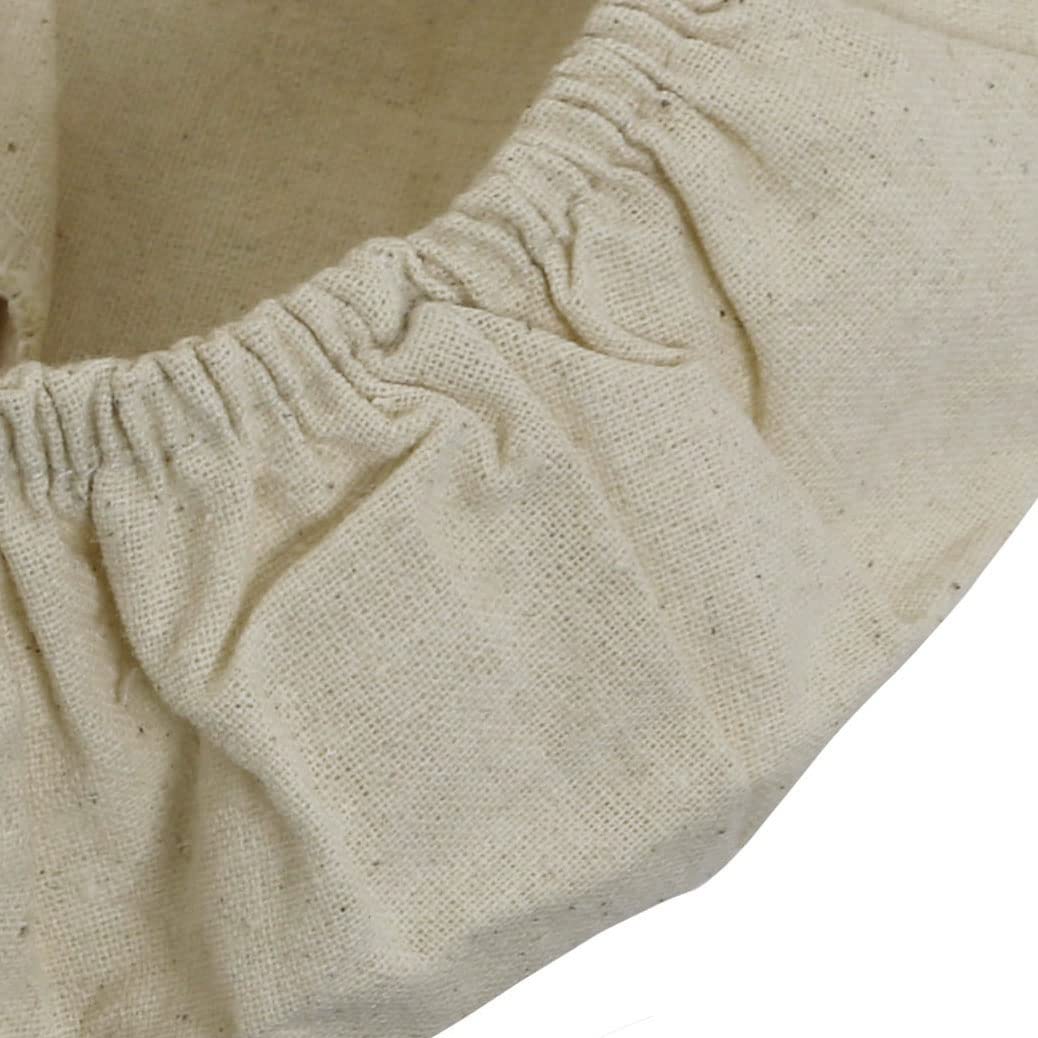 XGNG 6PCS Rattan Baking Dough Basket Cover Natural Rattan Banneton Proofing Cloth Round Bread Proofing Basket Cloth Liner