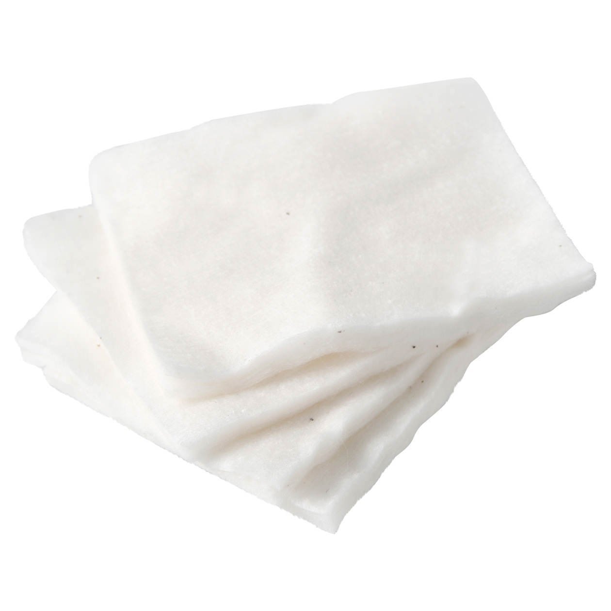 MUJI Makeup Facial Soft Cut Cotton Unbleached 60x50 mm 180pcs x 2 Packs (Total 360 Sheets) Value Set