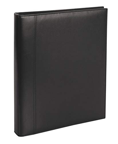 Office Depot® Brand Premium Leatherette Presentation Binder, 1" Rings, Black