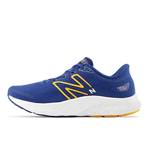 New Balance Men's Fresh Foam X Embar V1 Running Shoe, Night Sky/Hot Marigold, 10.5