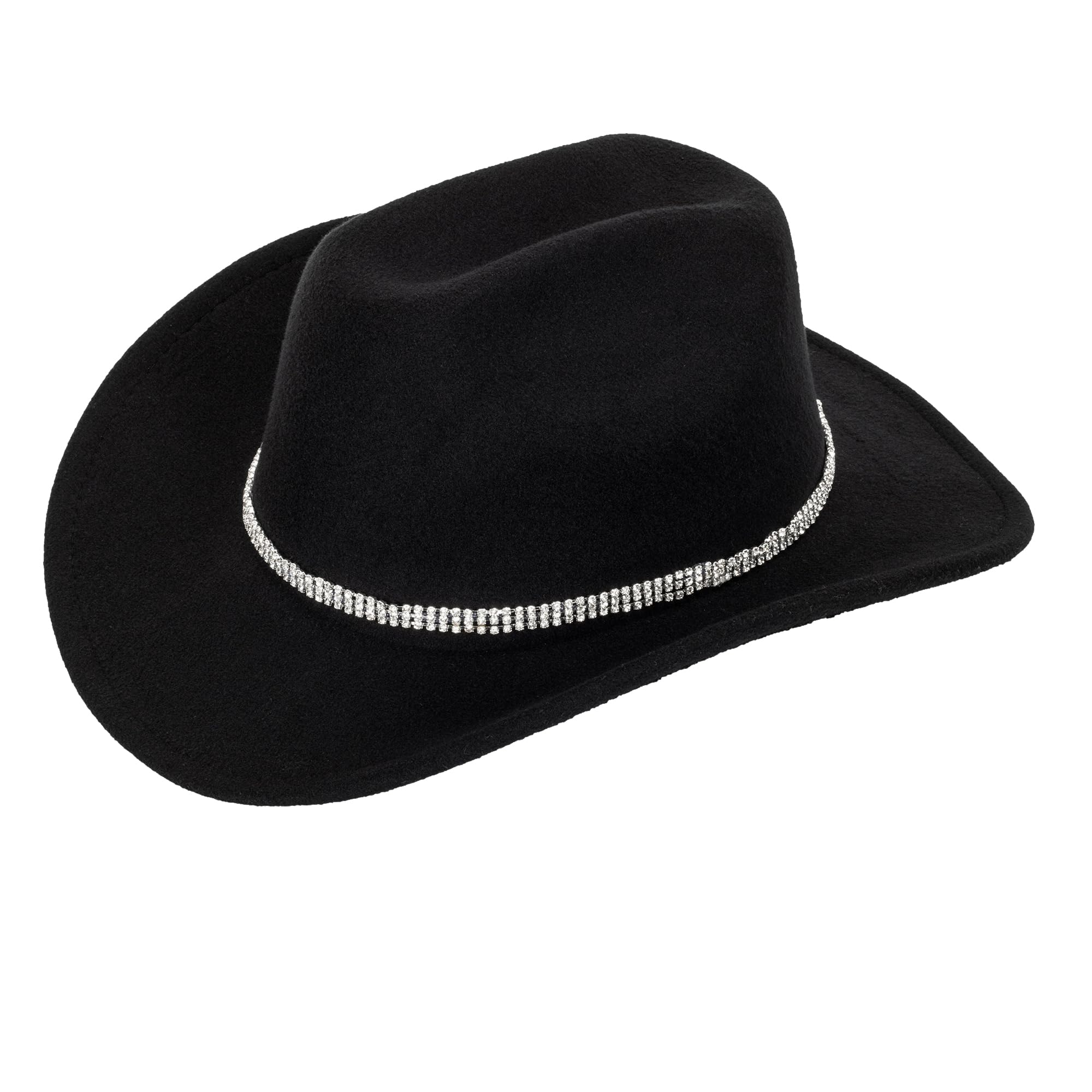 UTOWO Vintage Western Cowboy Hat for Men Outback Cowgirl Hat Rode Felt Fedora Gus Hat Women M/L