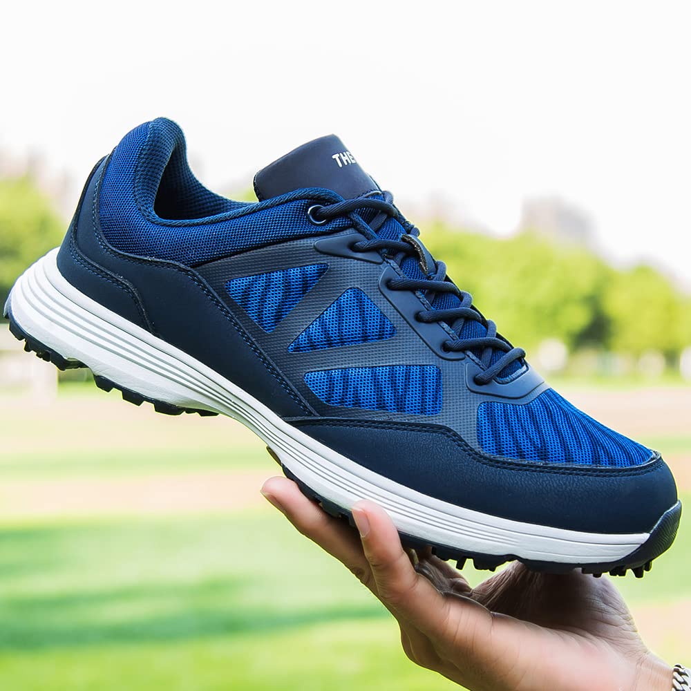 THESTRON Men Golf Shoes Spring Summer Breathable Spikeless Golf Training Sport Sneakers Big Size US 7-14 Golf Walking Shoes …