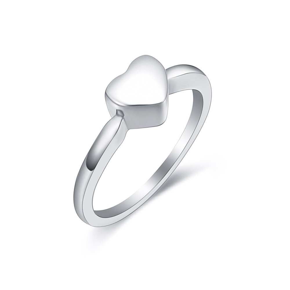 Oinsi Urn Rings for Ashes, Heart Cross Infinity Shape Cremation Rings for Ashes for Women Men Finger Ashes Ring Memorial Jewelry for Loved Ones with Filling Kits