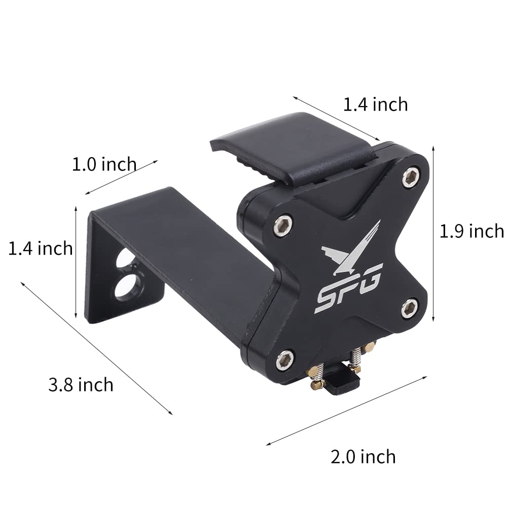 SOPOGER Archery Bow Phone Mount iPhone Holder Bracket for Compound Bow Hunting Bow Camera Stabilizer Phone Mount with Smartphone Samsung, GoPro Outdoor Archery Accessories