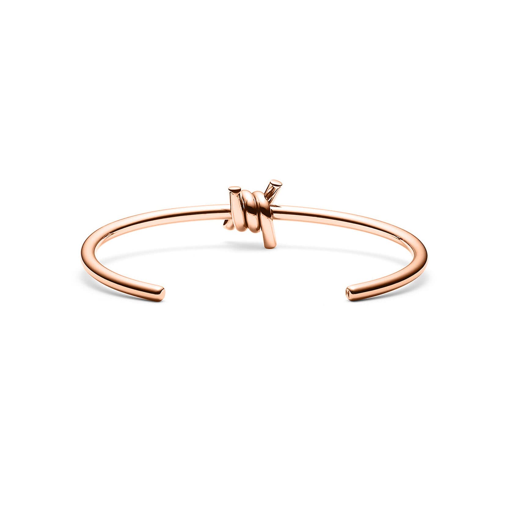 MVMT Women's Single Barbed Cuff Bracelet | Open Closure, Stainless Steel | Rose Gold