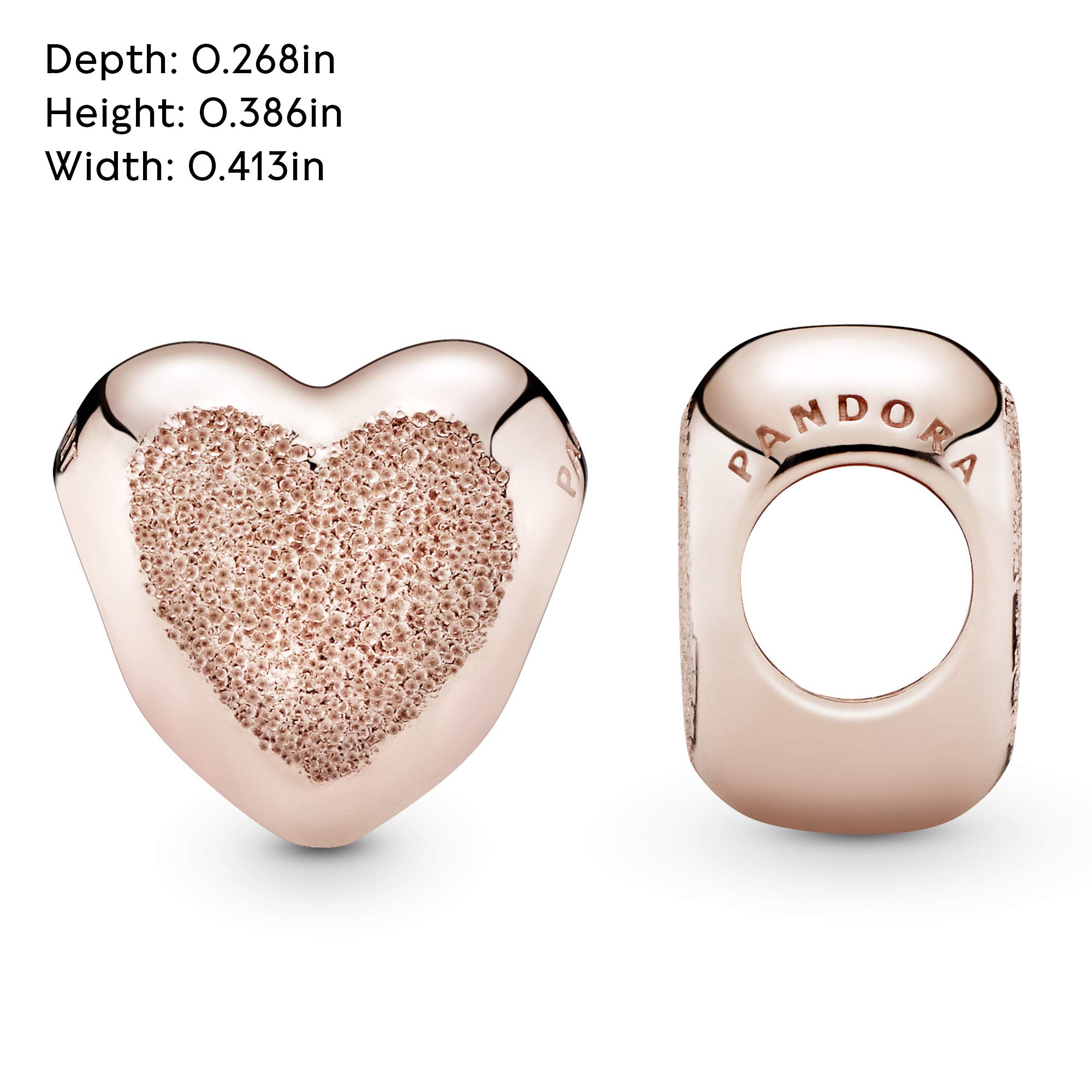 PANDORA Matte Brilliance Heart