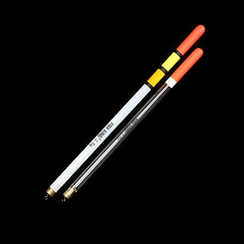 YDXNY 10Pcs 2.0/3.0g Plastic Flotteur Buoy Clear Fishing Floats Floating Stem Tubes Kits Tackle Accessories (Size : Transparent -3.0)