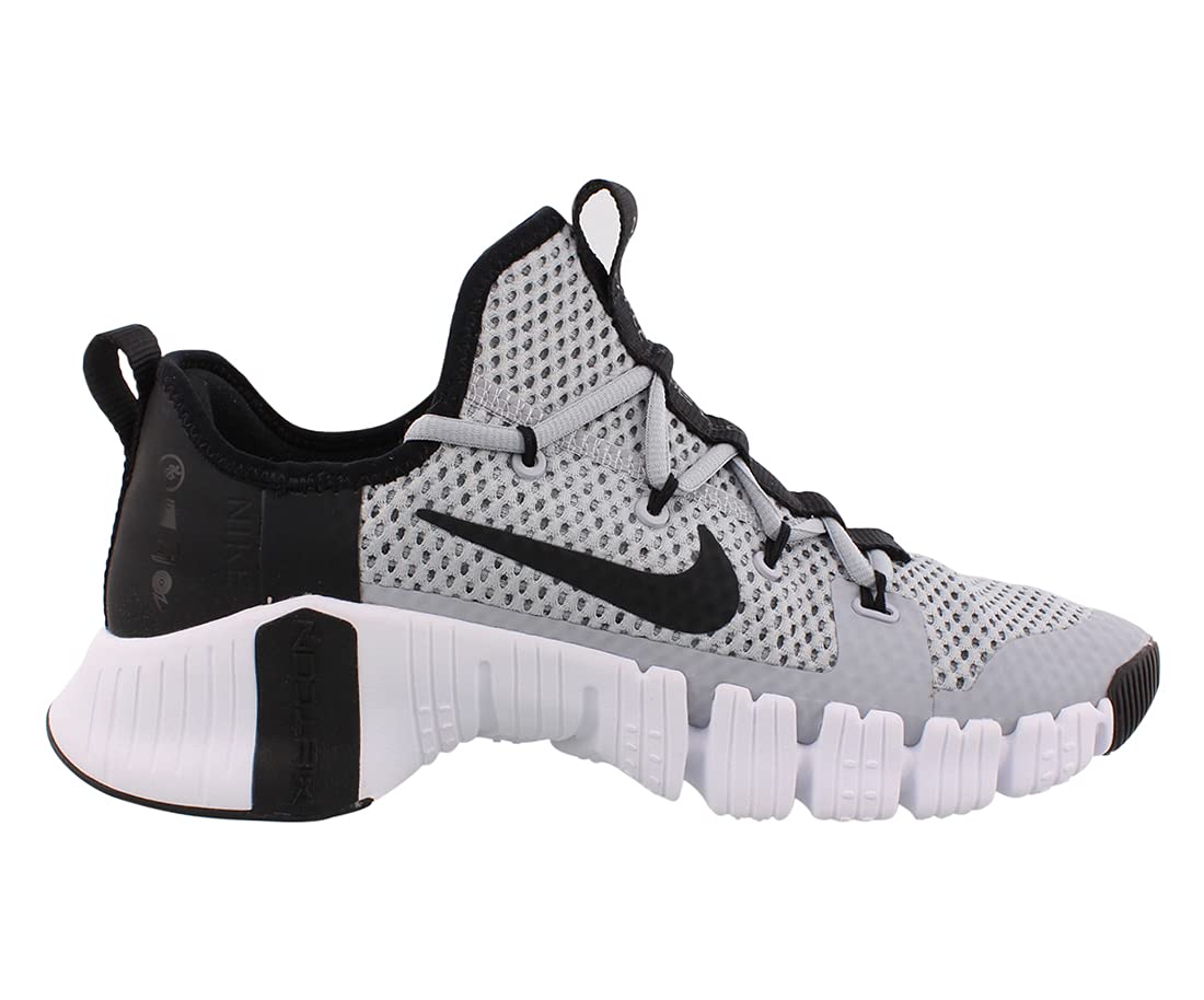 Nike Free Metcon 3 Unisex Shoes, Wolf Grey/Black-White, 10.5 M US
