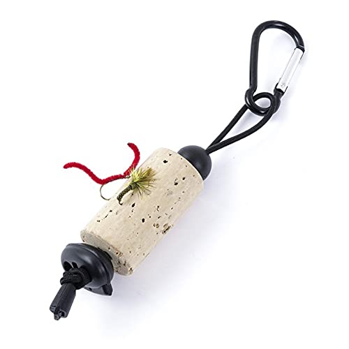 YDXNY Fishing Bottle Holder & Floatant with Carabiner Multifunction Fly Storage Fish Tackle Tool Fly Fishing Accessories