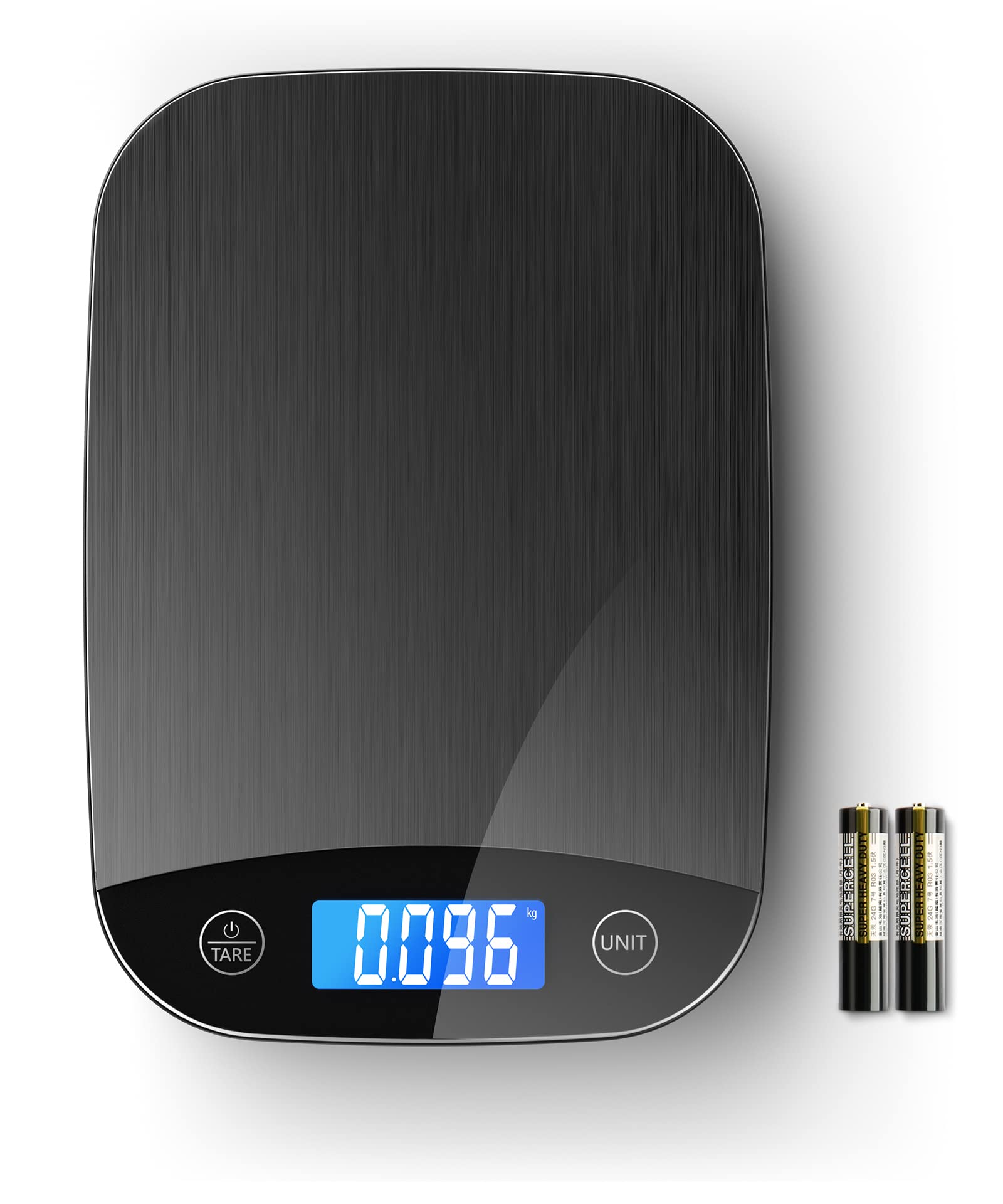 Nicewell Food Scale 22lbs Digital Kitchen Scale for Cooking Baking Weight Loss, Weighs in Grams and Ounce with 0.1oz/1g Resolution, Sleek Design and Large LCD Screen