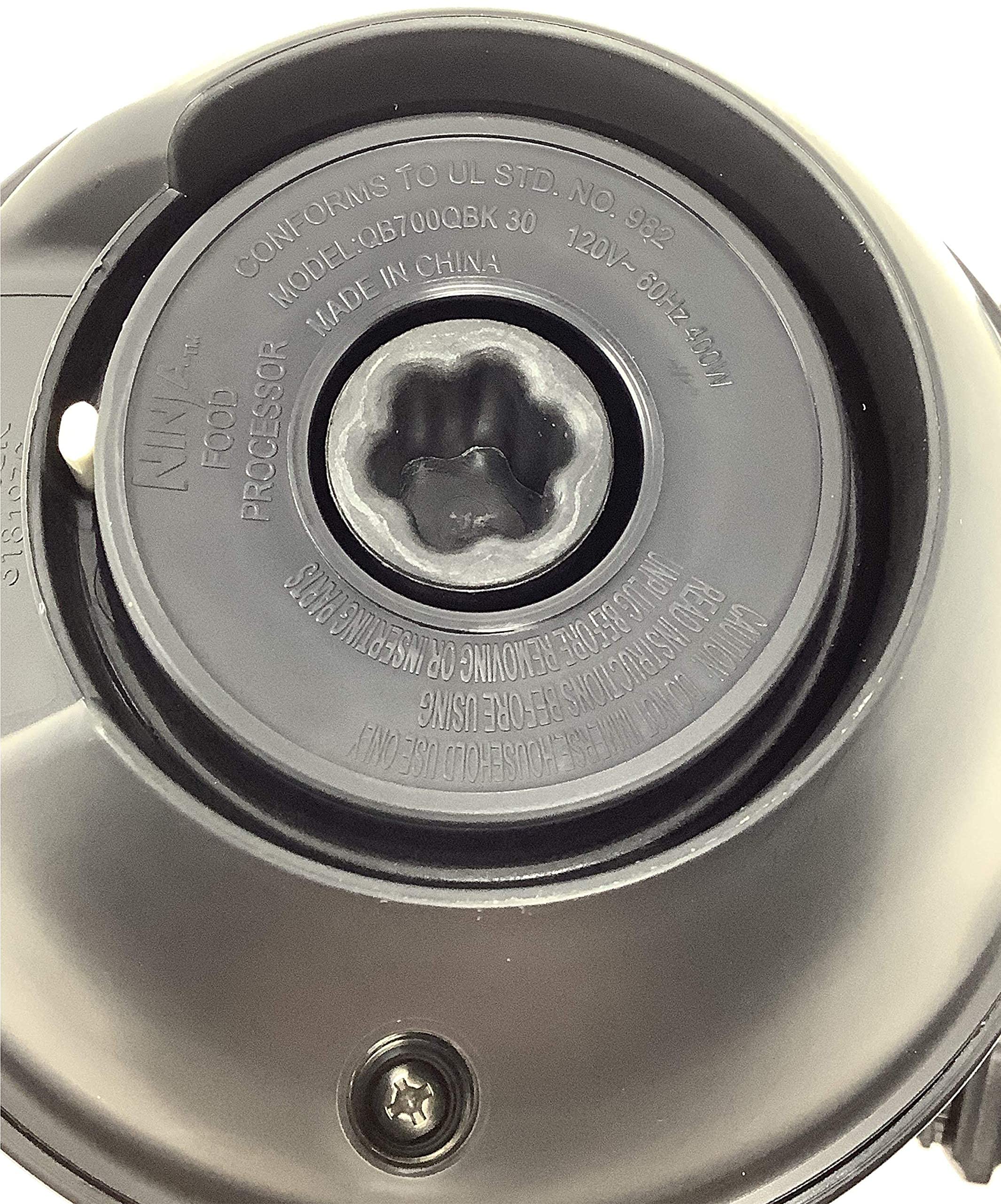 Ninja Motor Head Base for QB700 QB750 QB900B Fits QB1004 QB1005 Master Prep Food Processor, Black