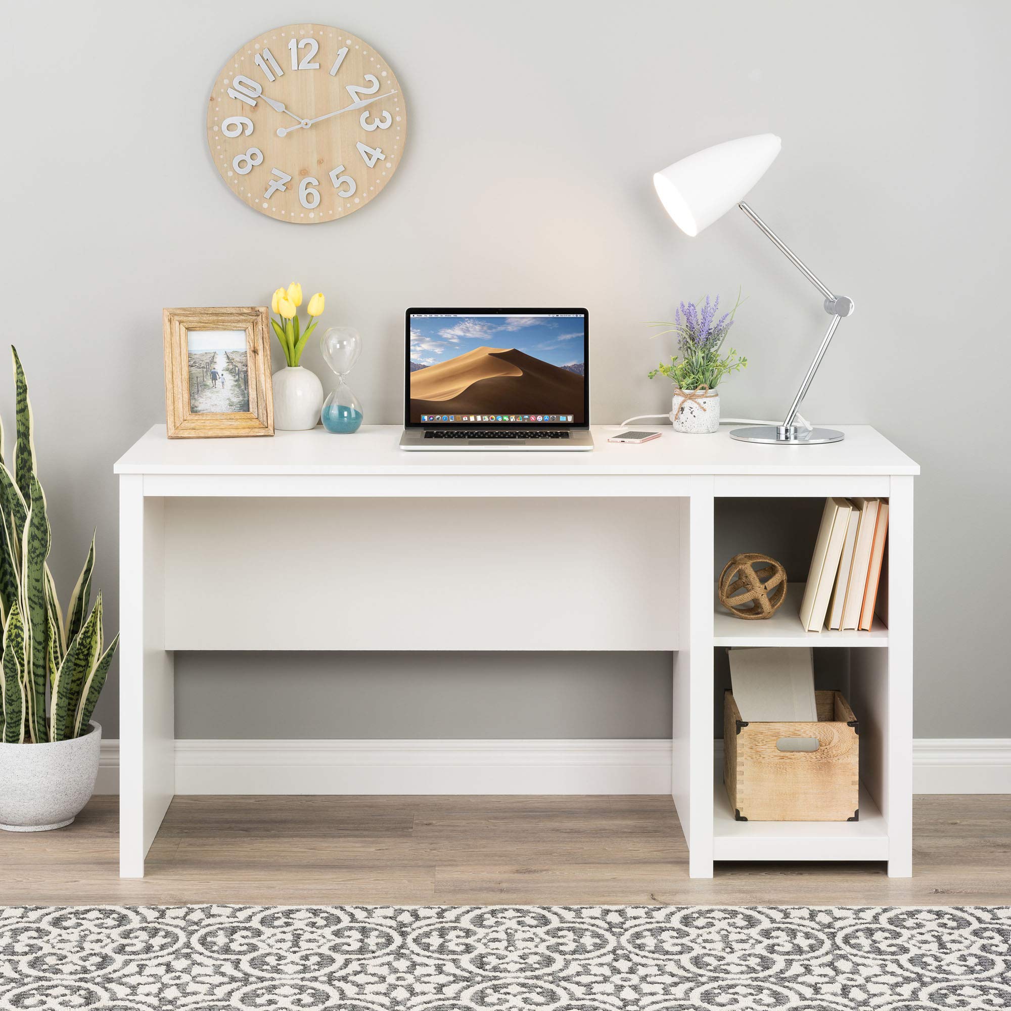 Prepac Sonoma Home Office Desk, 56", White