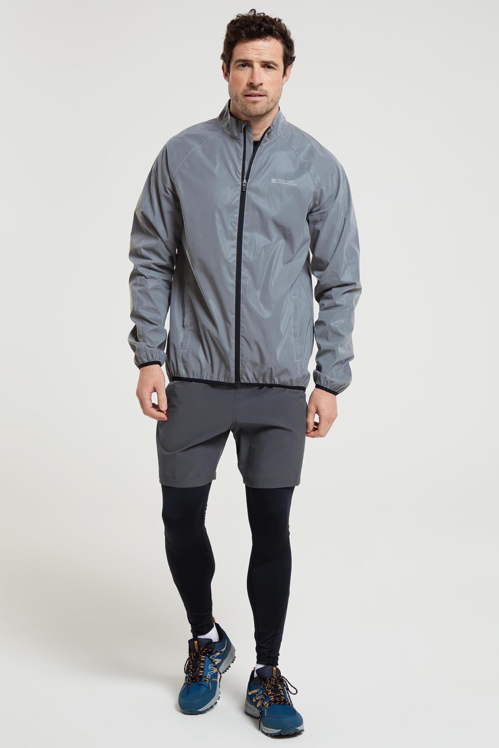 Mountain Warehouse 360 Reflective Mens Jacket II Silver XX-Large