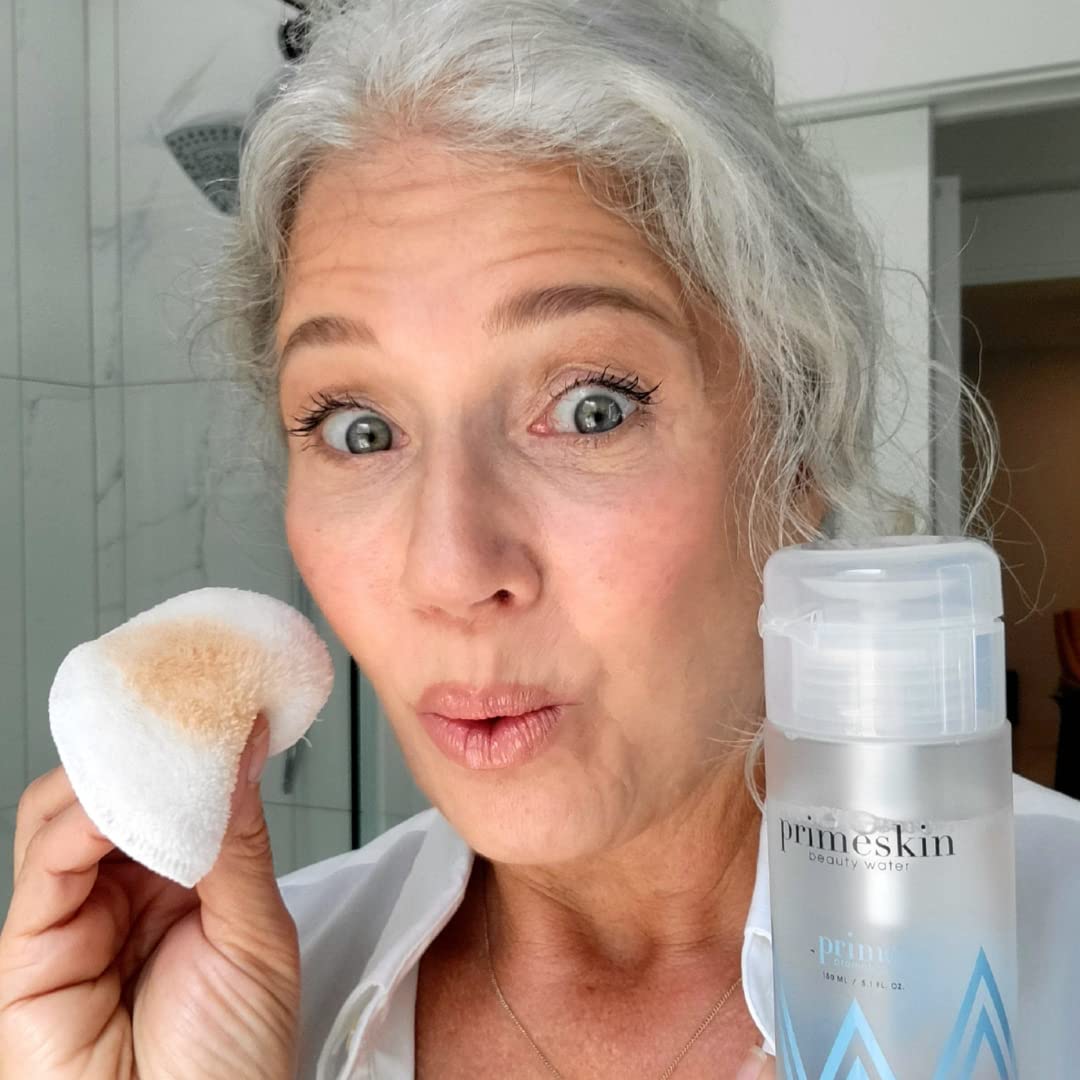 Prime Prometics PrimeSkin Beauty Water β Deeply Hydrating Pro-Age Make-Up Remover for Mature Women β Clean, One Swipe β for All Skin Types β pH Balanced, Hypoallergenic